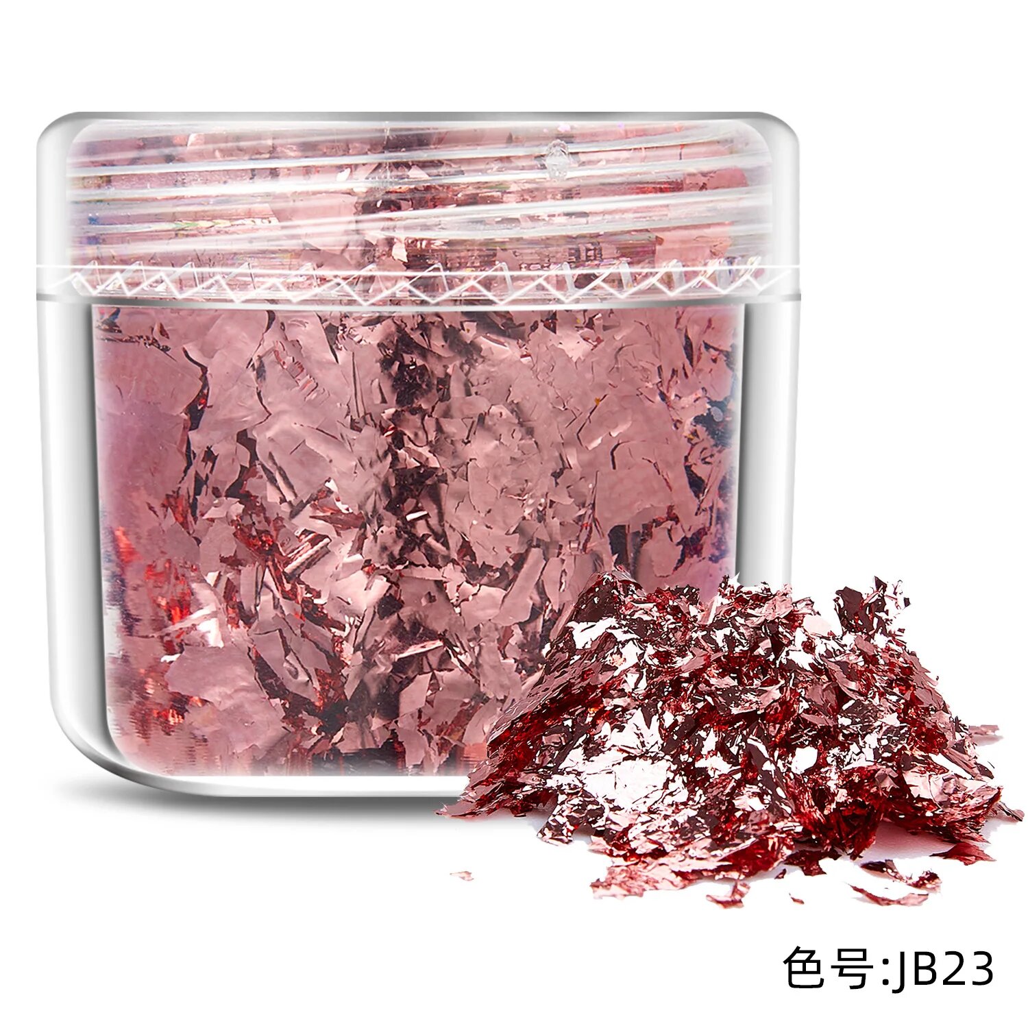 Серебристые медные фольгированные блестки для рукоделия Бордовый, 23