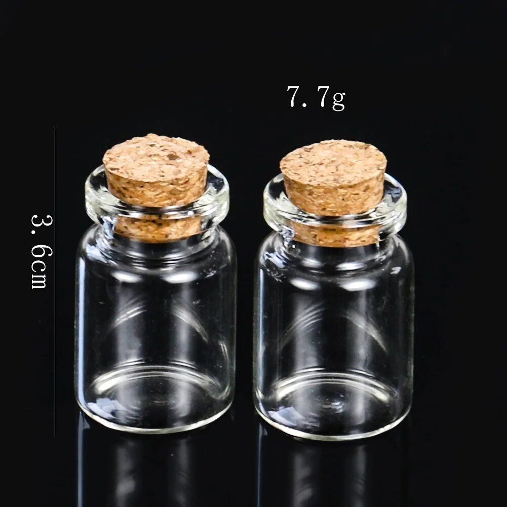 Стеклянные бутылочки для желаний Muy Bien 5/10/20 мл 5ml