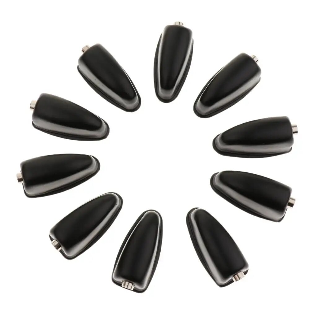 Барабанные крючки Sunnimix, 10 шт, черные