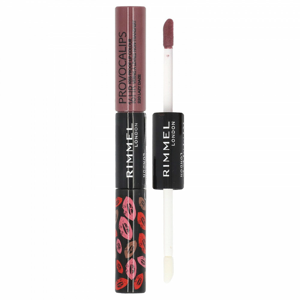 Rimmel London, Provocalips, 16HR Kiss Proof Lip Color, 220 Lazy Daze, 4 мл (0,14 жидк. унц.)