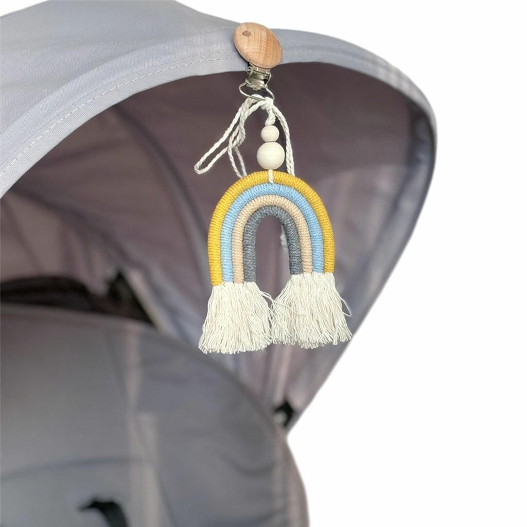 Подвеска-радуга для детской коляски, желтая радуга