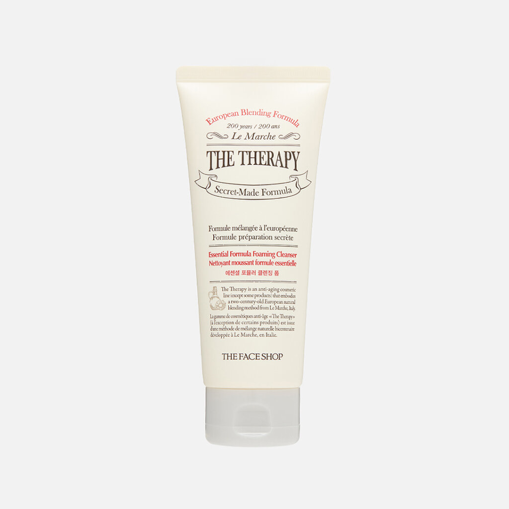 THE FACE SHOP Увлажняющая пенка для лица The therapy essential formula,150мл