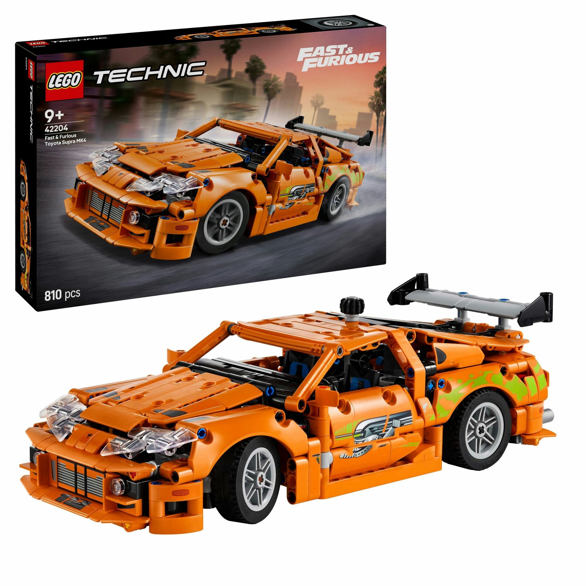Конструктор LEGO Technic - Форсаж Toyota Supra MK4 - Лего Техник 42204