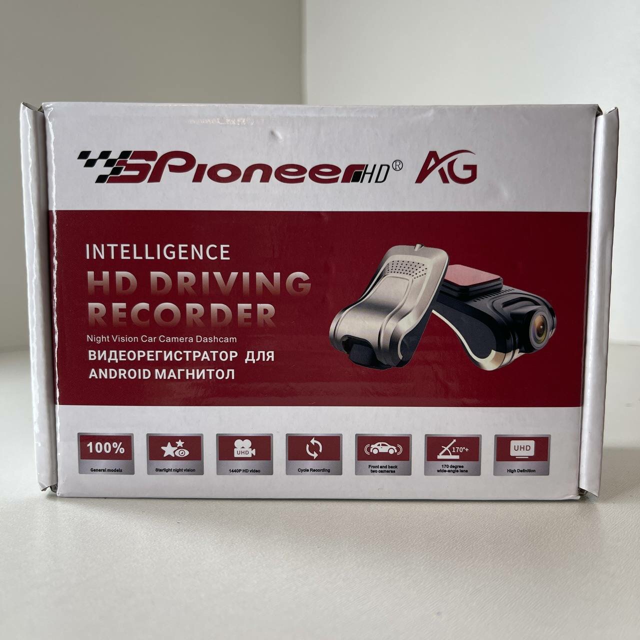 Видеорегистратор для Андроид магнитолы, с режимом ночного видения 720x1080, угол обзора 140,