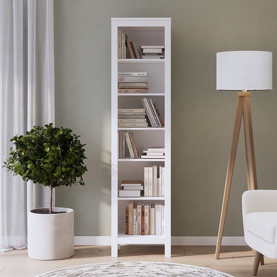 Стеллаж малый Хемнэс/Кымор, 48х197х36 см, белый