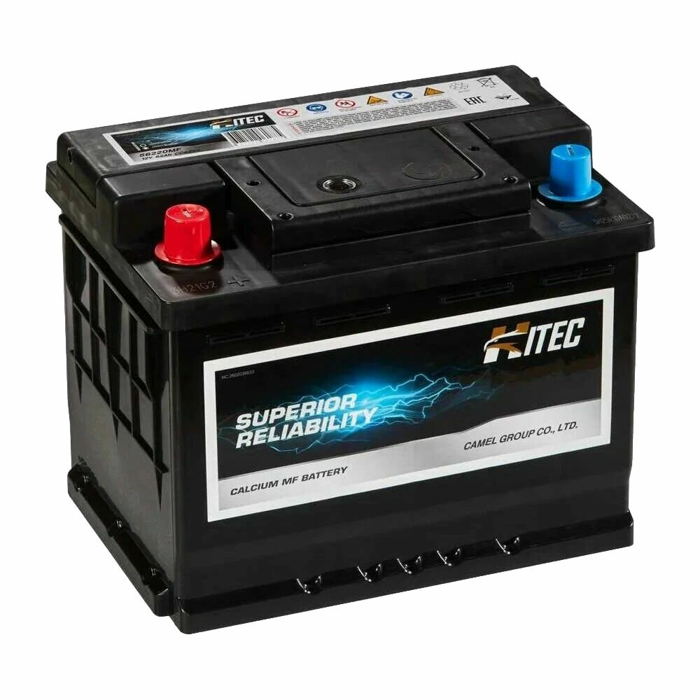 Автомобильный аккумулятор HITEC 56013MF 60 А, ч 550А п. п. (242х175х190)