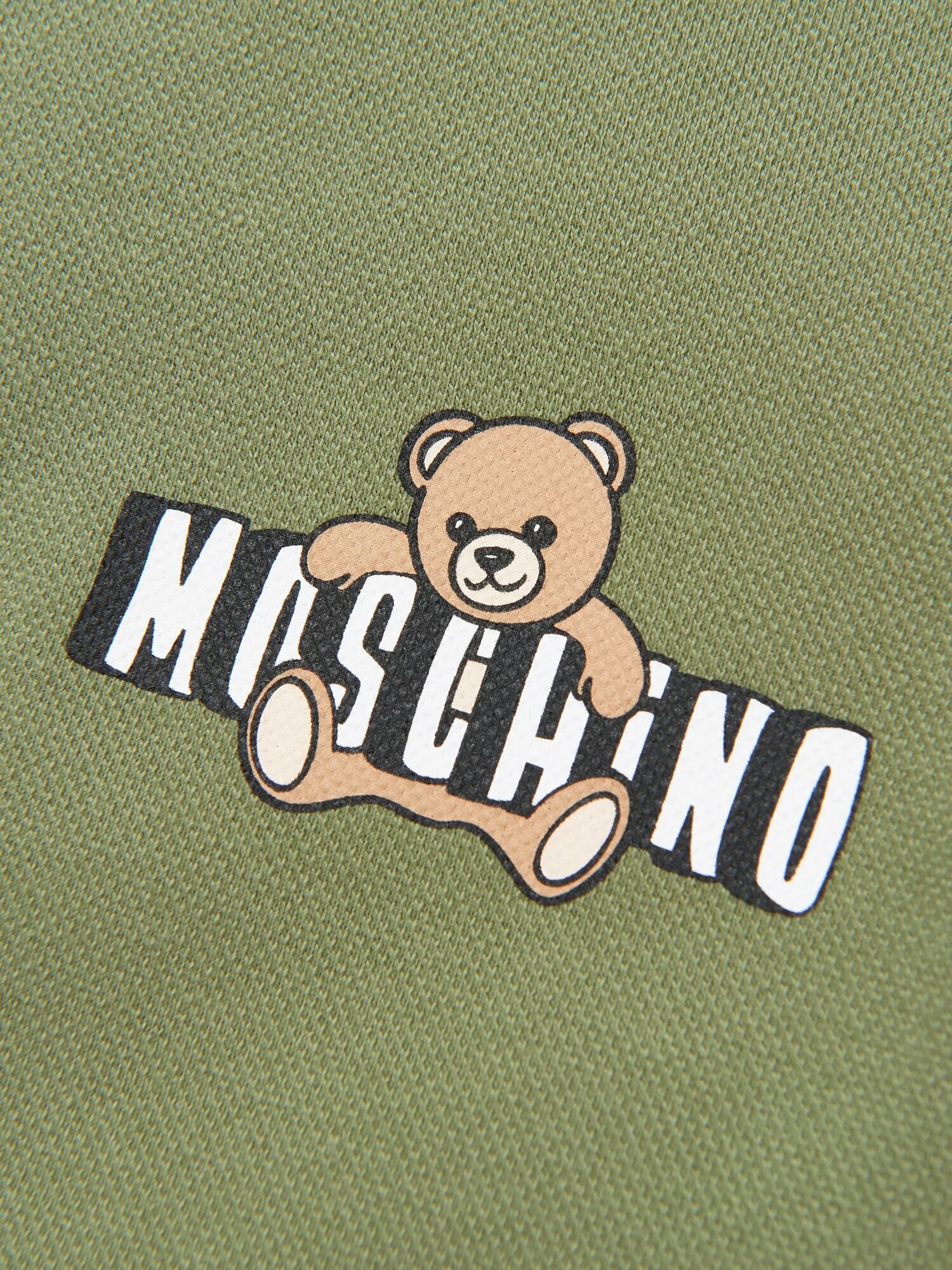 Рубашка MOSCHINO, размер 12 лет, зеленый, — фото 1