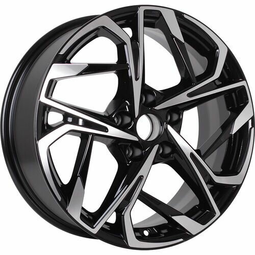 Колесный литой диск KHOMEN KHW1716 (ZV_17 Qashqai) R17x7 5x114.3 ET40 CB66.1 Black_FP