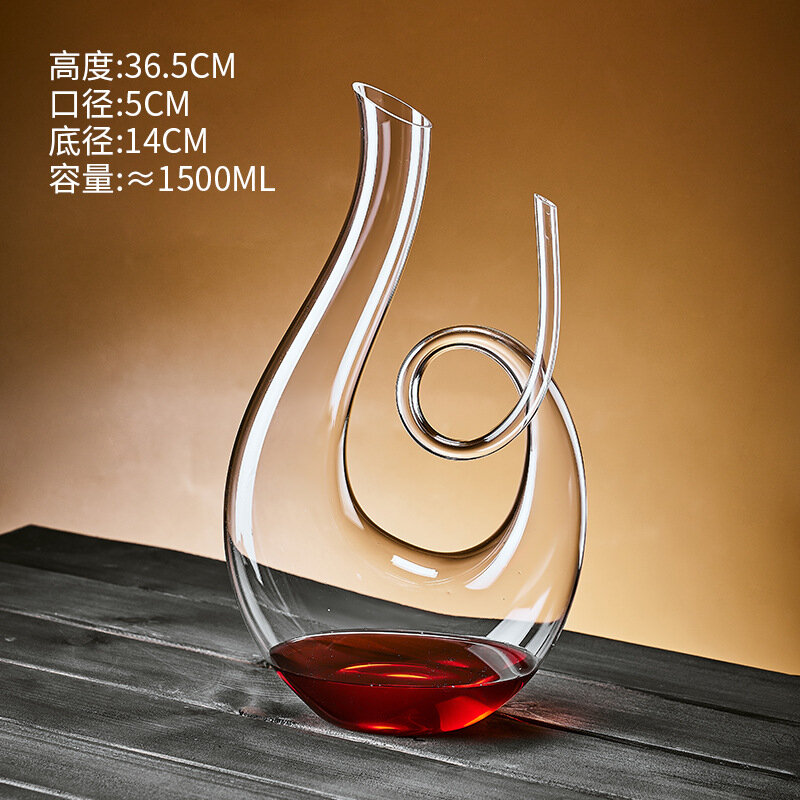 Креативный высококачественный декантер для вина из хрустального стекла, разделитель для вина, домашний европейский стиль, легкий роскошный винный кувшин