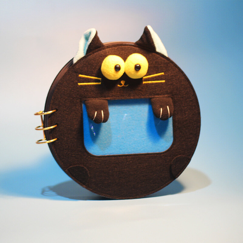 Креативный пухлый зоопарк, милый альбом для записей роста детей, DIY фото круглый альбом, подарок для детского сада