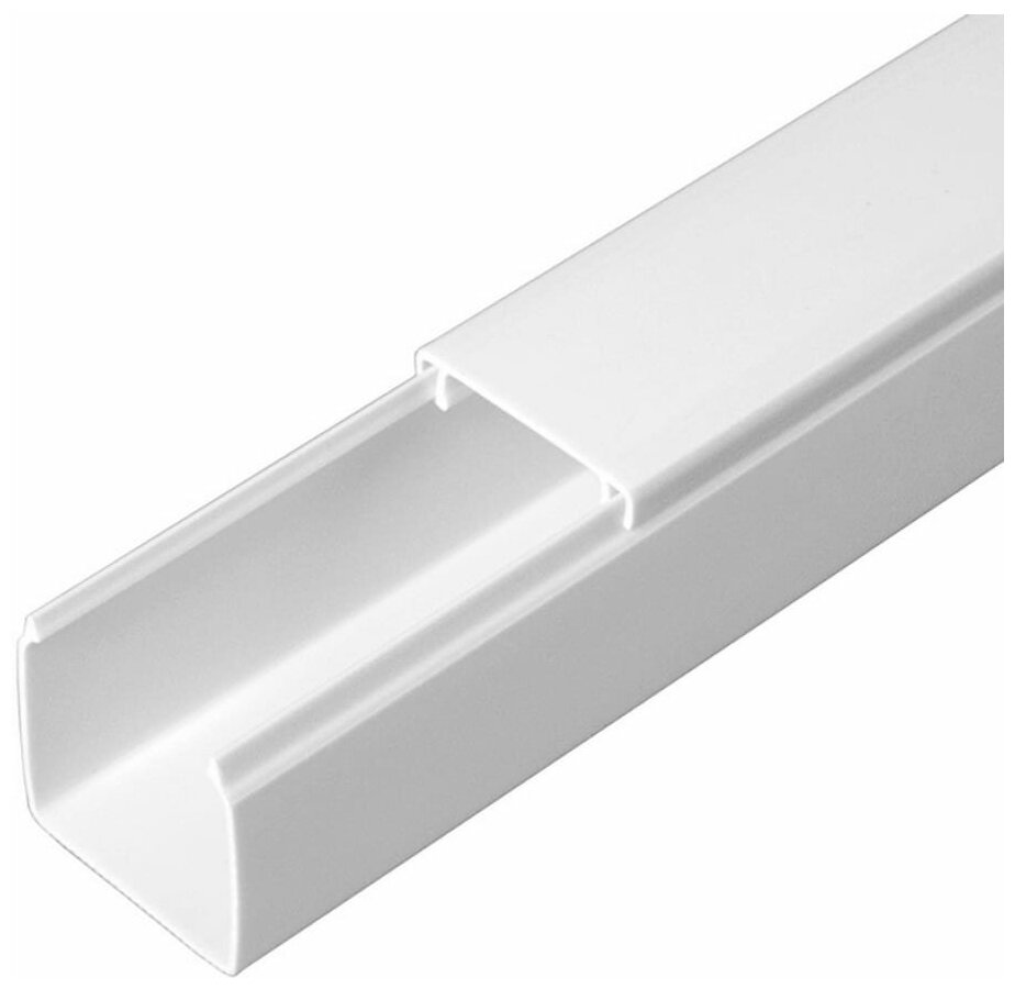 Кабель-канал Промрукав белый 2-й замок в п/э 25х25 2м PR.0625251 надежной конструкции