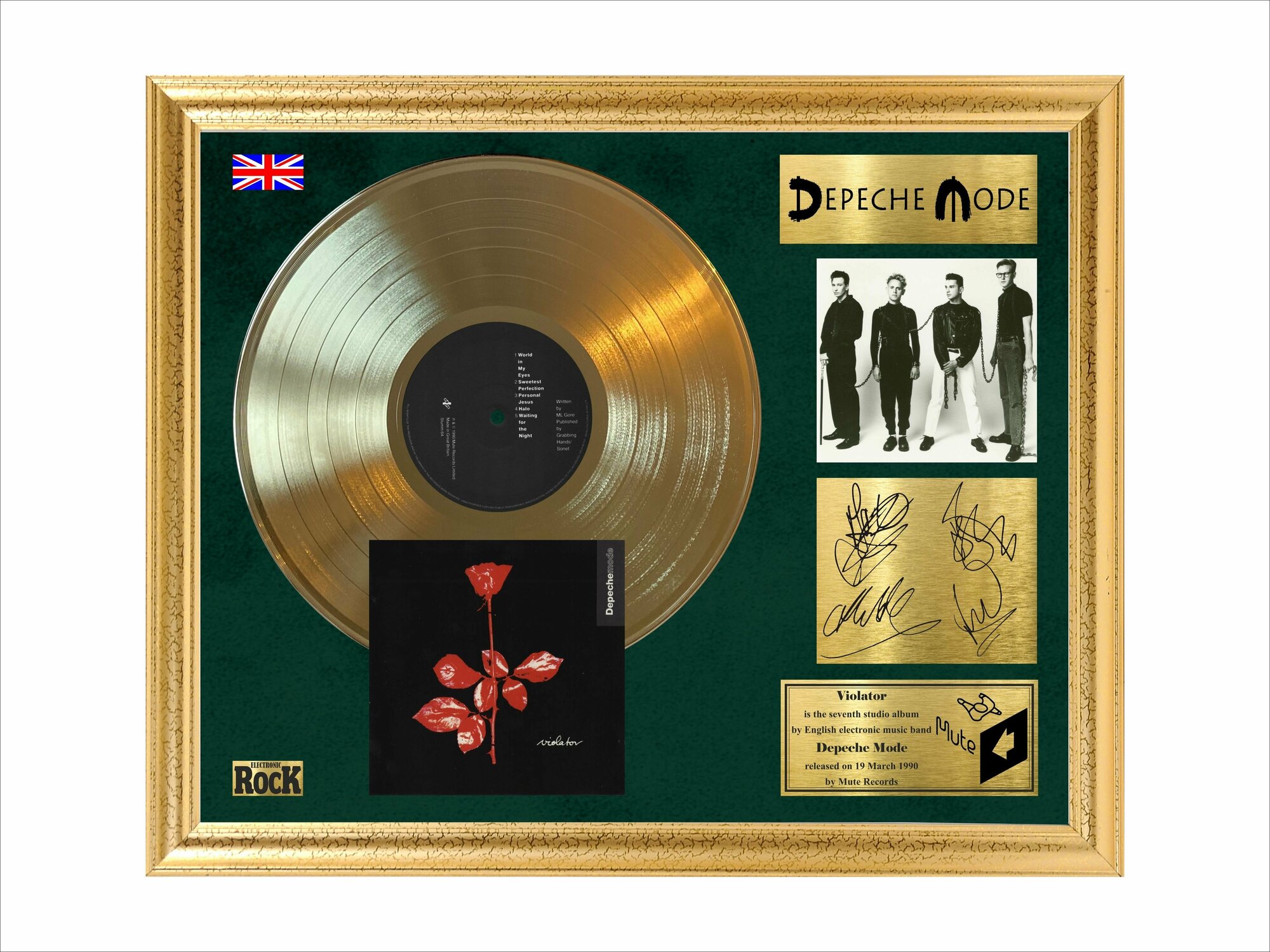 Depeche mode violator картина настенная с диском