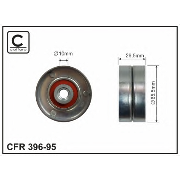 CAFFARO 396-95 ролик натяж-ля ремня