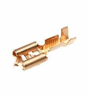 160917-3, FASTIN-FASTON3, клемма ножевая гнездо 6.35мм на пр.1-2.5мм2 (22 шт.)