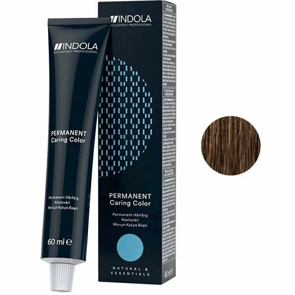 Indola Red and Fashion 7.38 Средний русый золотистый шоколадный Стойкая крем-краска для волос 60 мл