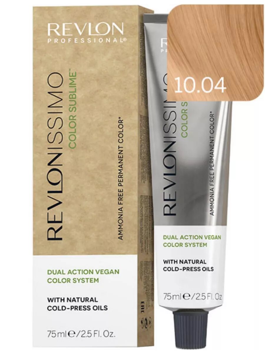 Revlon COLOR SUBLIME VEGAN 10-04 Мягкий Медный 75мл