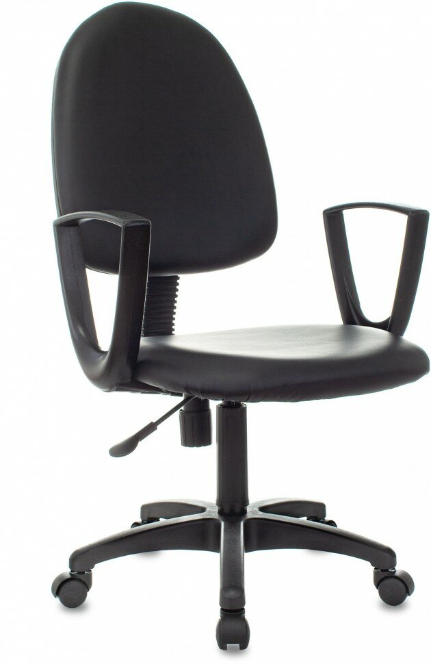 Кресло Бюрократ CH-1300N черный Престиж+ эко. кожа крестов. пластик