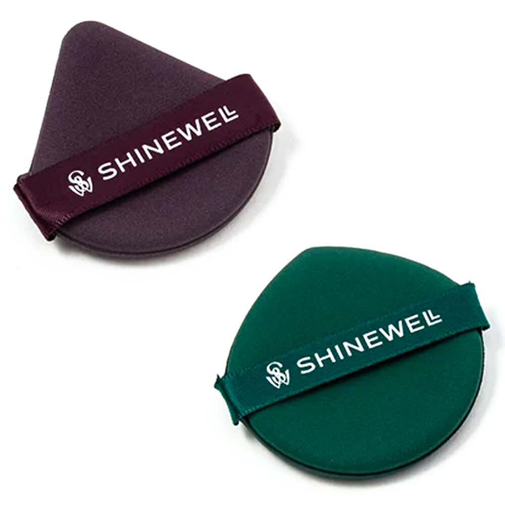 Набор спонжей для макияжа SHINEWELL, спонж для макияжа полиуретан 2 шт