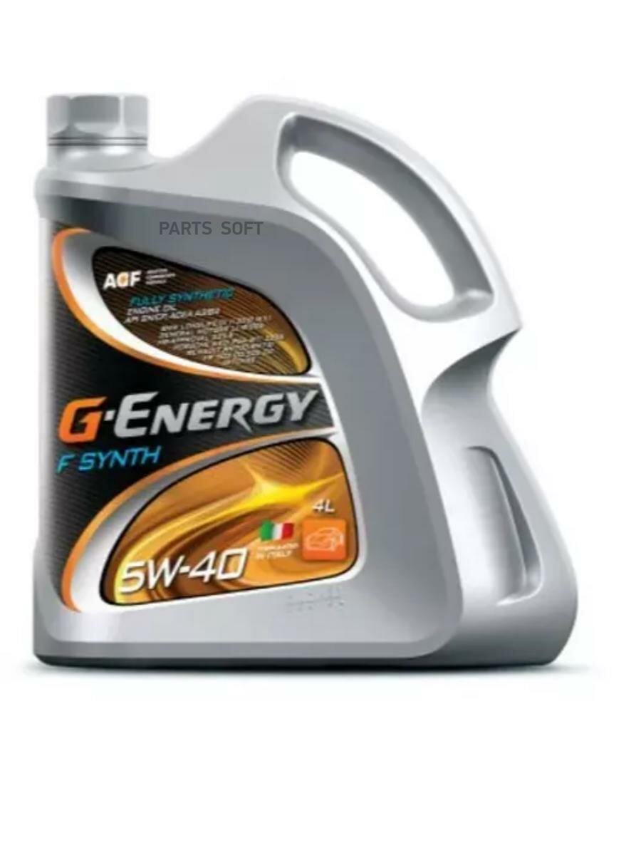 G-ENERGY 253140468 Масло G-Energy 5W40 F Synth API SP ACEA A3/B4 4л син