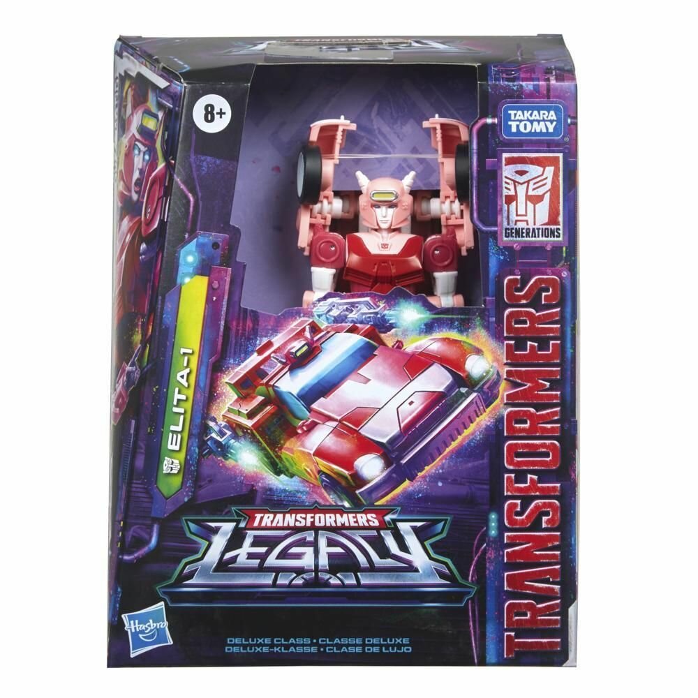 Трансформеры игрушки Hasbro Transformers Generations Legacy Deluxe Class Elita-1 (14cm) F3033
