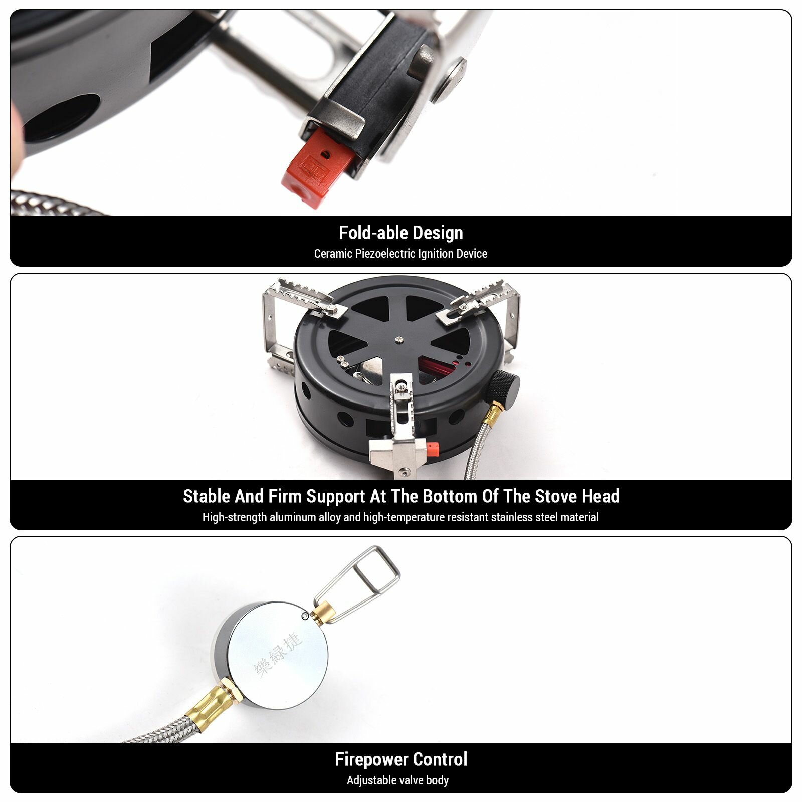 Кемпинговая печь, инфракрасная портативная ветрозащитная газовая плита для кемпинга на большой высоте, для походов на открытом воздухе, легкая и складная