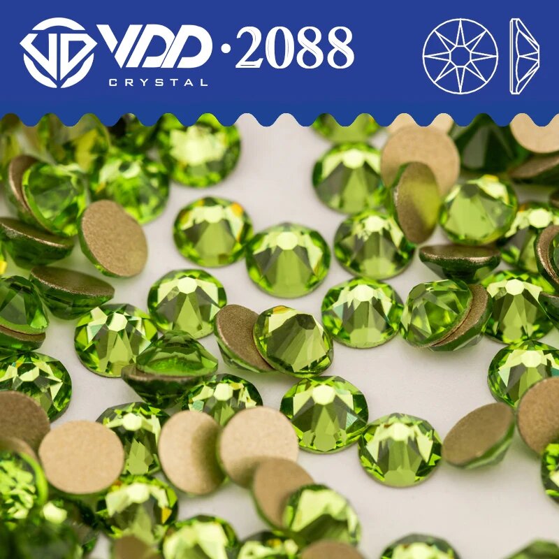 Стразы VDD 2088 изумрудные SS20 (1440шт)