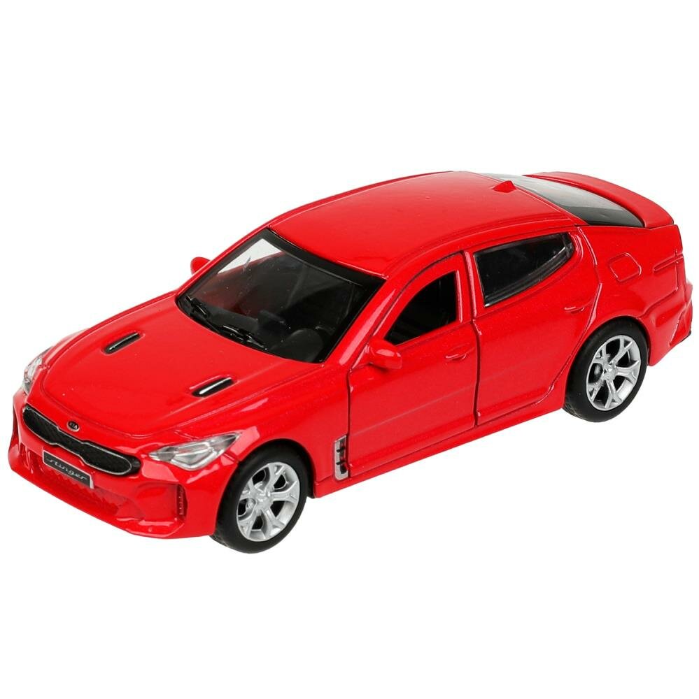 Металлическая модель Технопарк Kia Stinger красная 12 см, откр. двери и багажник