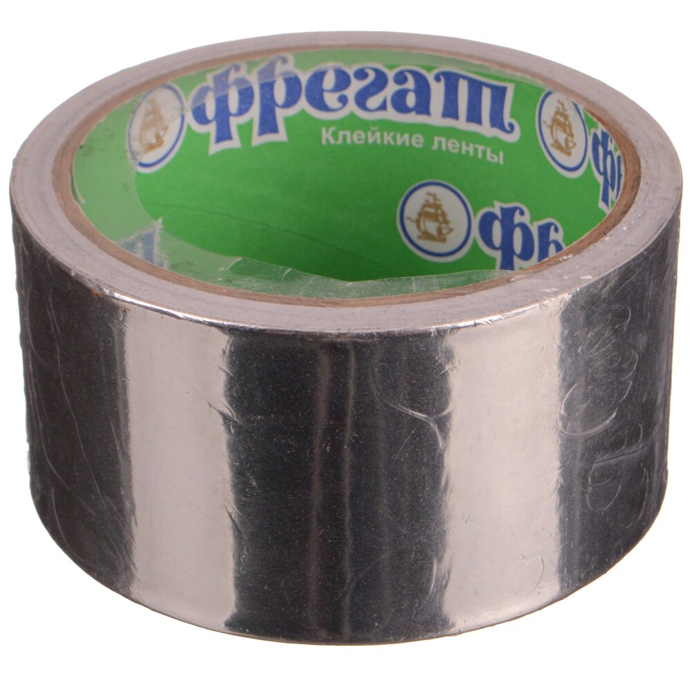 Клейкая лента алюминиевая Фрегат 48 мм х 25 м 40 мкм