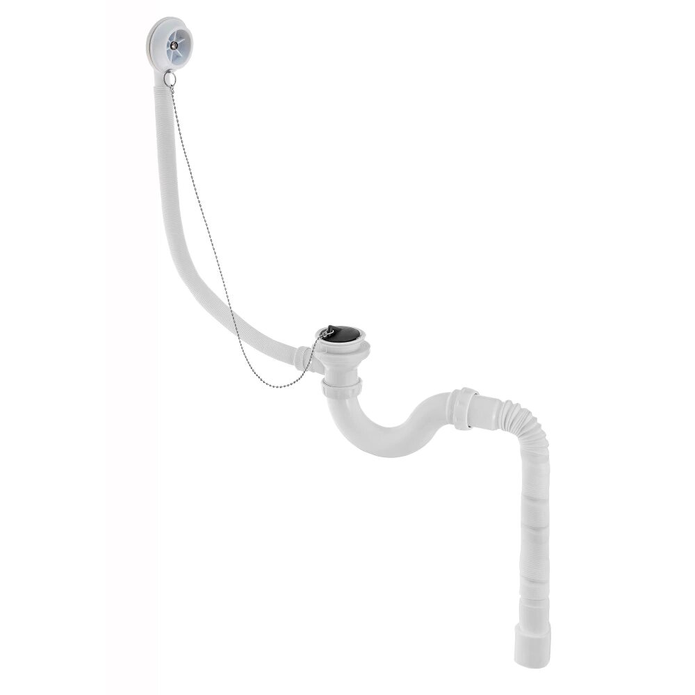 Сифон для ванны VIANT мини 1 1/2 прямоточный 40х40/50 мм