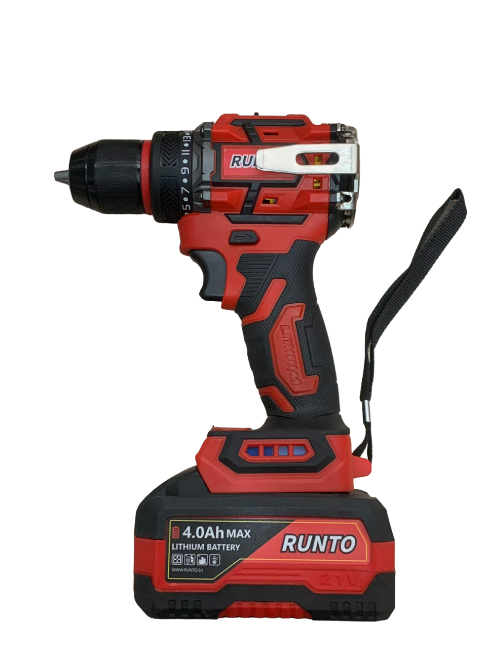 Шуруповерт Runto 21V 4.0Ah бесщеточный двигатель