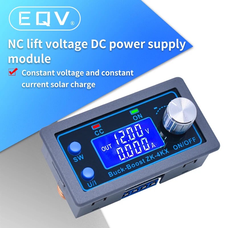 ZK-4KX DC Понижающий преобразователь CC CV 0,5-30 В 4A 5 В 6 В 12 В 24 В Модуль питания Регулируемый регулируемый лабораторный источник питания