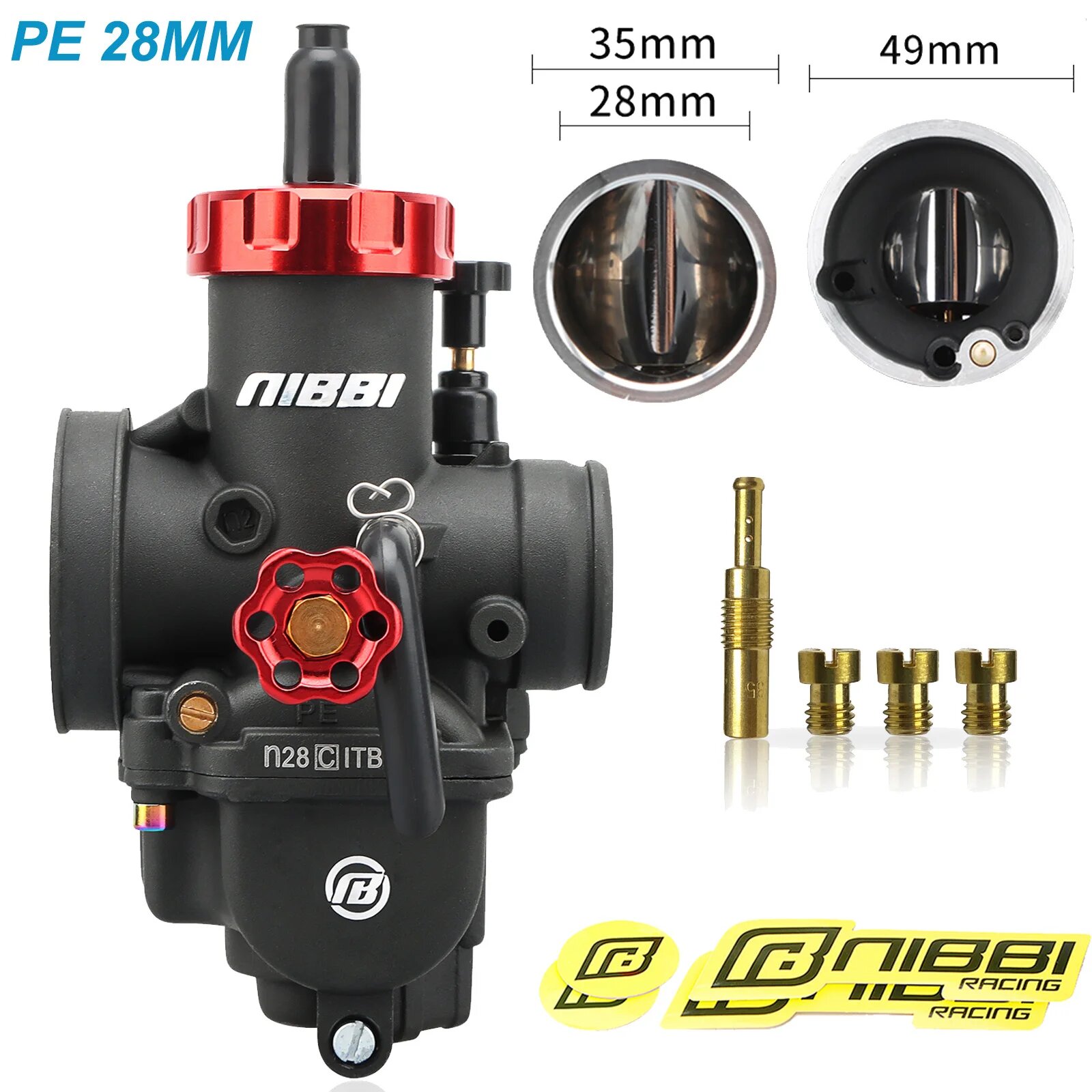 Карбюратор NIBBI PE28 RacingVersion 28mm