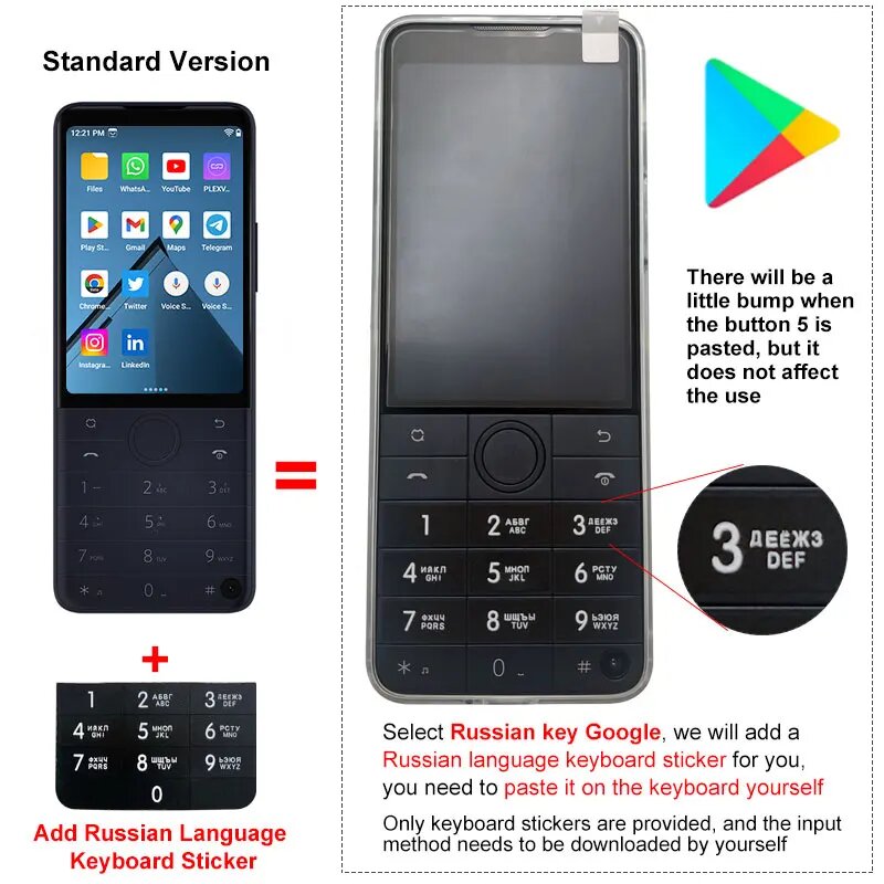 Смартфон QIN f22 pro, 4/64ГБ, russia