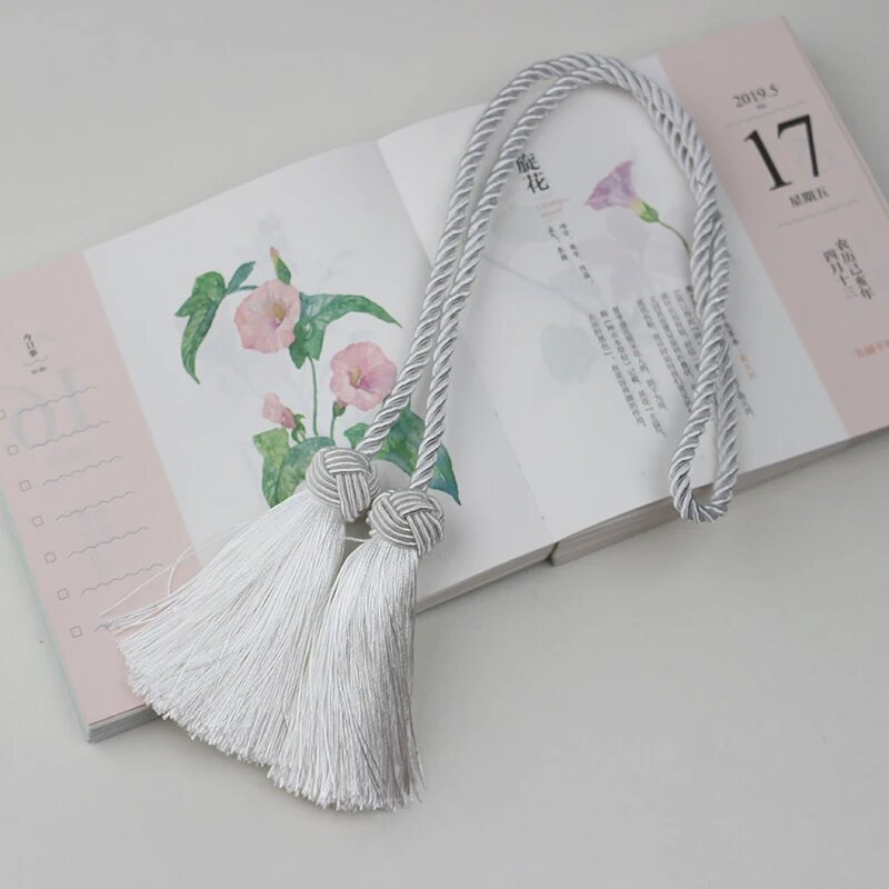 Занавесочные подхваты FENGHUANGWU, 1 шт. White