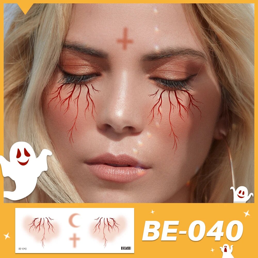 Временная татуировка Tattrendy Страшный паук BE40