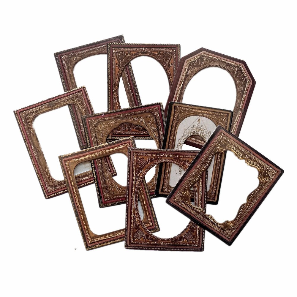 Винтажные рамки для скрапбукинга, Retro Frame, набор
