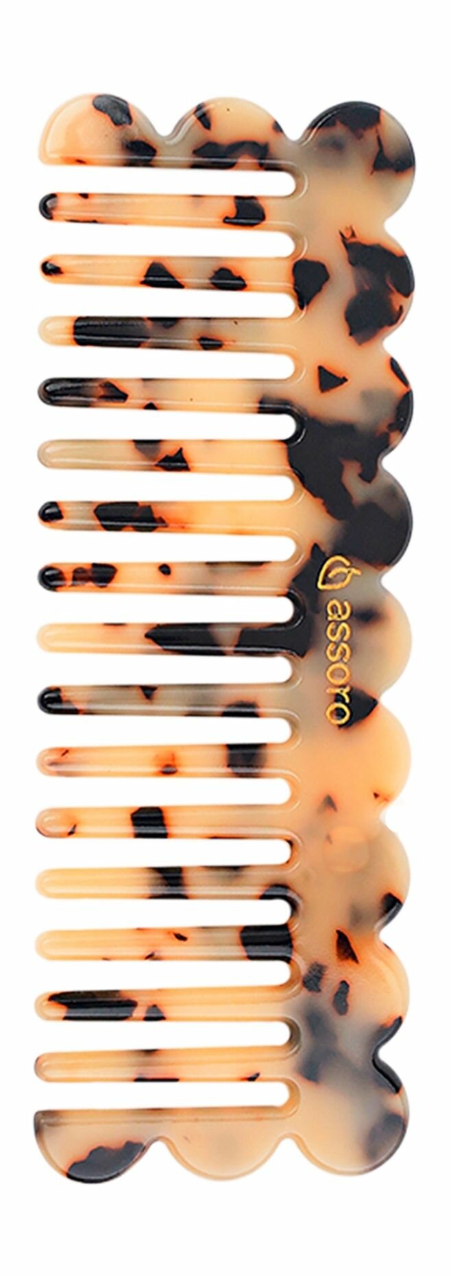 Расческа-гребень Assoro "Саванна", для девочек и женщин, разноцветная