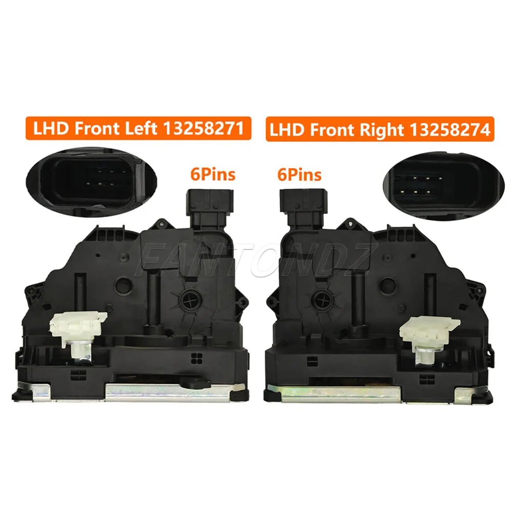 Привод защелки дверного замка с левым рулем, мотор центрального механизма для Opel LHD Front L R