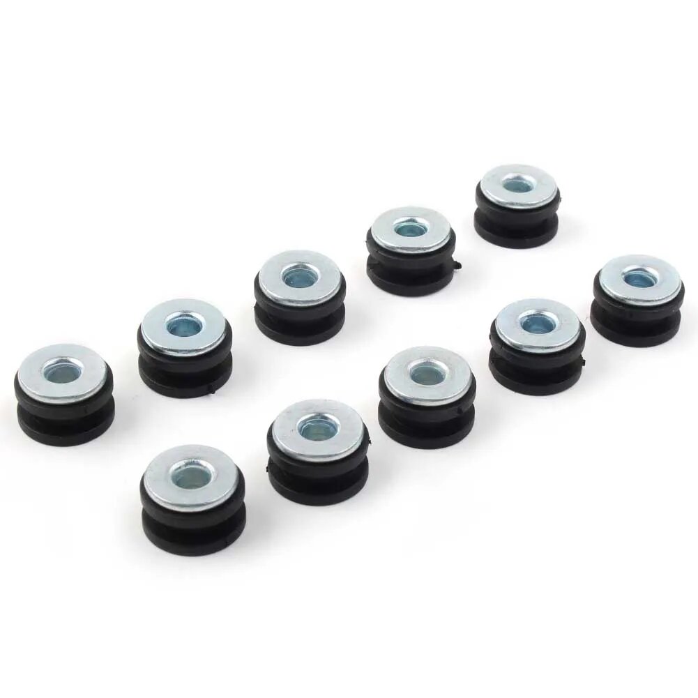 10 шт. резиновый обтекатель для мотоцикла, втулка, втулка, болты, прокладка, универсальная