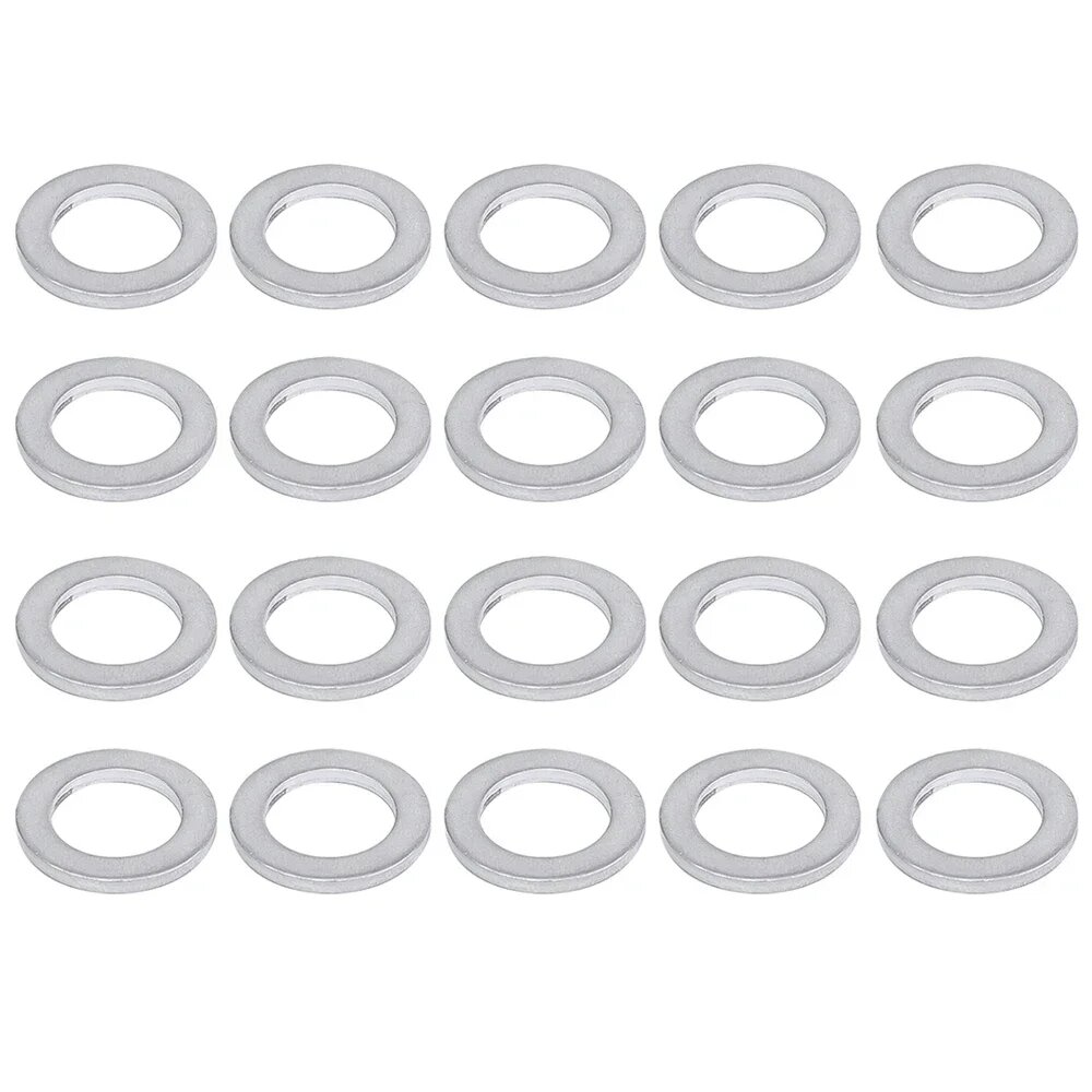 M14 автомобильная уплотнительная прокладка, алюминиевая винтовая шайба, нижний винт для слива 20pcs