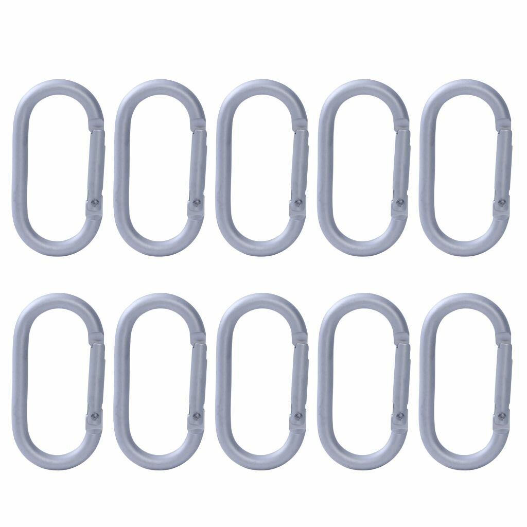 Аксессуары для альпинизма, Заклепка овальной дорожки №5 - матовый белый, 10 шт