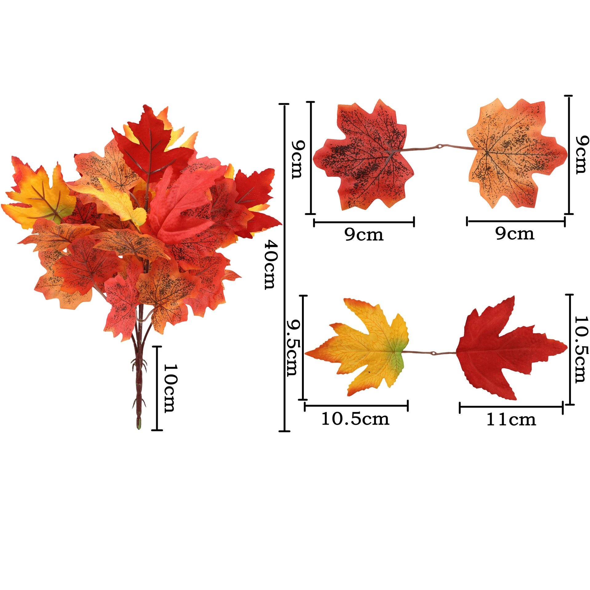 Искусственные листья клена Style 1