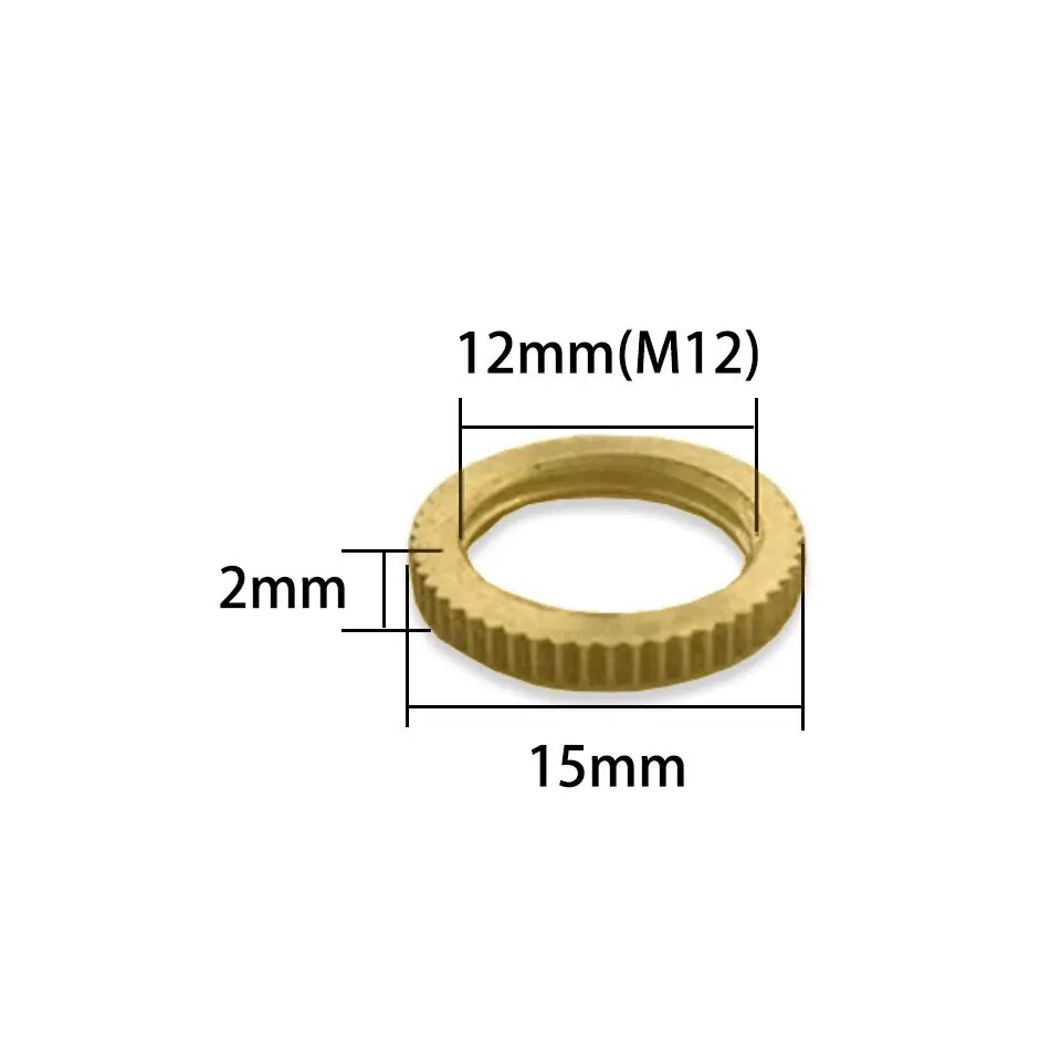Симкоре круглая гайка из латуни М4-М12 5 шт Inner M12