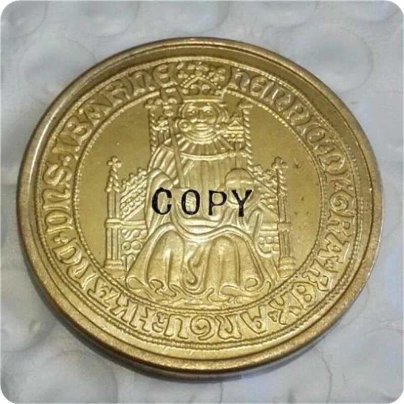 Копия монеты Великобритании Генри VII (золотое Sovereign) 1429.