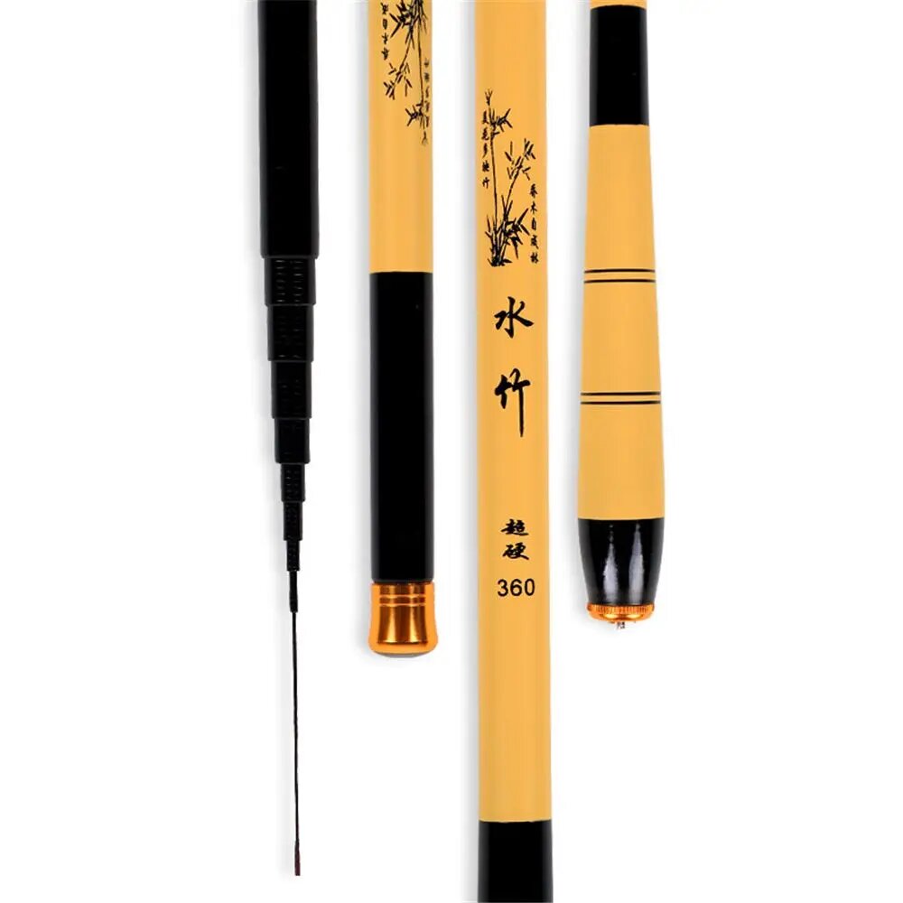 Телескопическая удочка из углеродного волокна 1,6/1,8/2,1/2,4/2,7 м