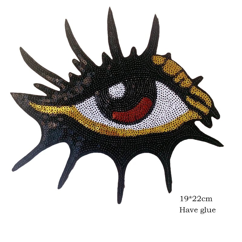 Вышитые патчи для одежды Черный, 7