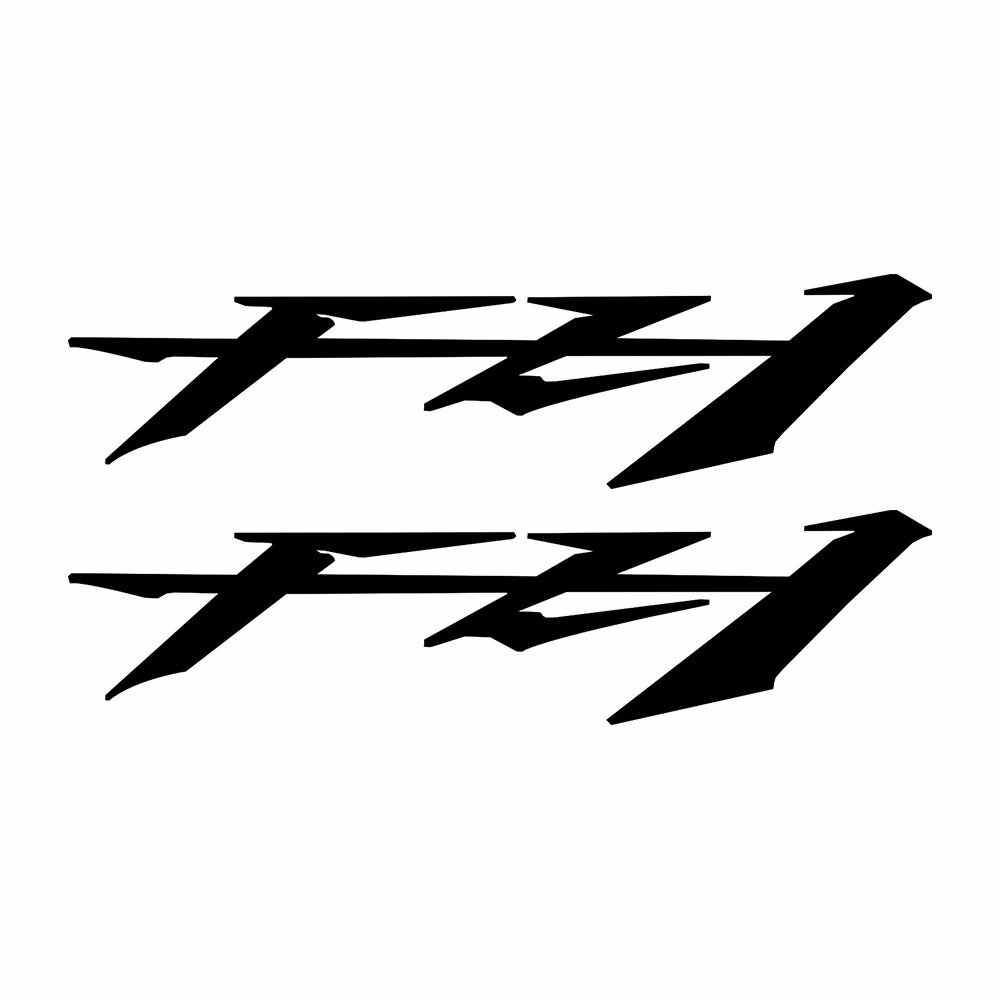 Наклейка на мотоцикл Yamaha FZ1, черная
