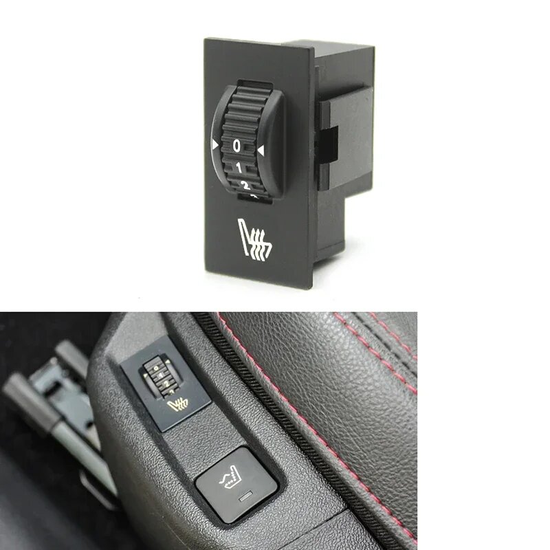 Переключатель подогрева автомобильного сиденья, кнопка управления подогревом для Peugeot 207 308 407 508 607 807 RCZ для Citroen C5, автоаксессуары