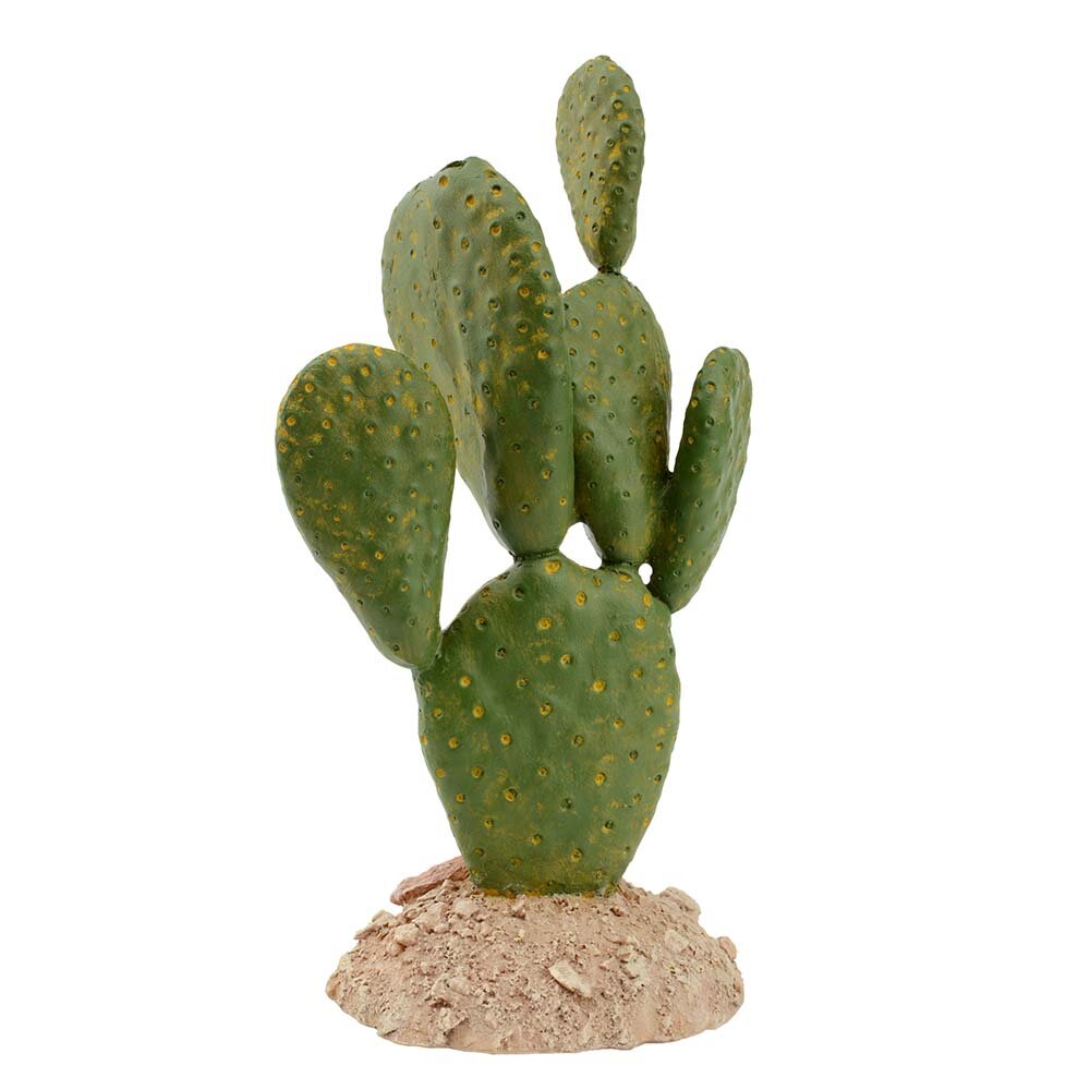 Растение пластиковое Gloxy Опунция M, 9х6х15,5 см