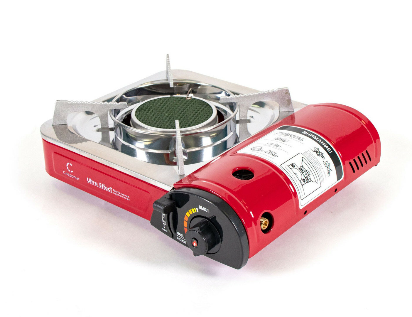 Плита наст. газовая керам. Следопыт UltraEffect с переходником (без баллона)
